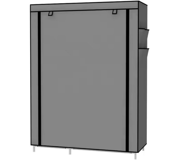 Generic 65-8-2053 Two-draw Wardrobe Polyester Collapsible Wardrobe ...