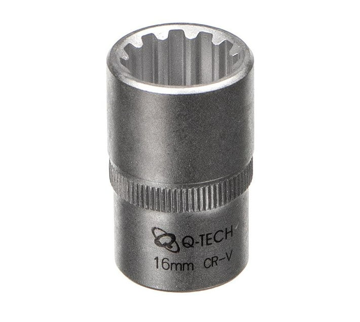 Q-Tech Spline Socket 16mm | Makro