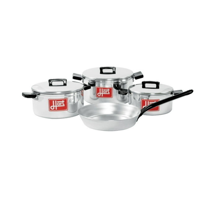 Hart 6-Piece Aluminium Cookware Set plus free Frying Pan | Makro