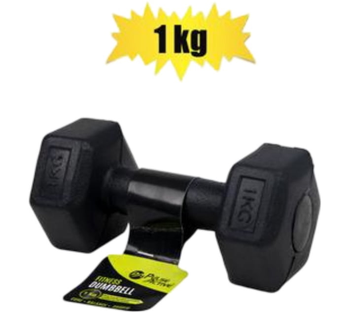 Pulse Active Fitness dumbbell 1kg Fixed Weight Dumbbells (1 kg) | Makro