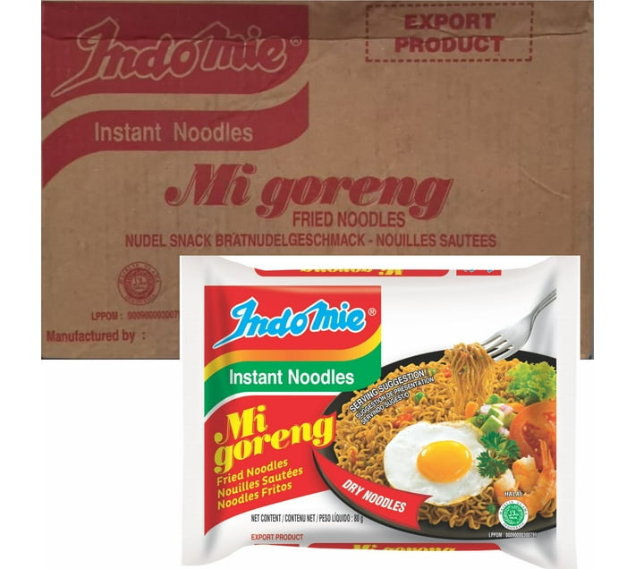 Indomie Migoreng Fried Indomie Instant Noodles Instant Noodles Vegetarian (40 x 0.08 kg) | Makro