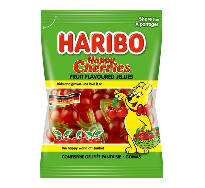 Someone’s in a Makro Haribo Gums and Jellies Happy Cherries (1 x 160g) Mood