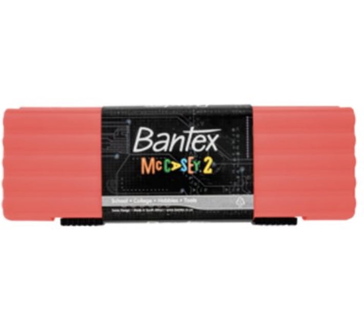 Bantex Pencil Case 33.5cm plain Art Plastic Pencil Box (Set of 1, Pink ...