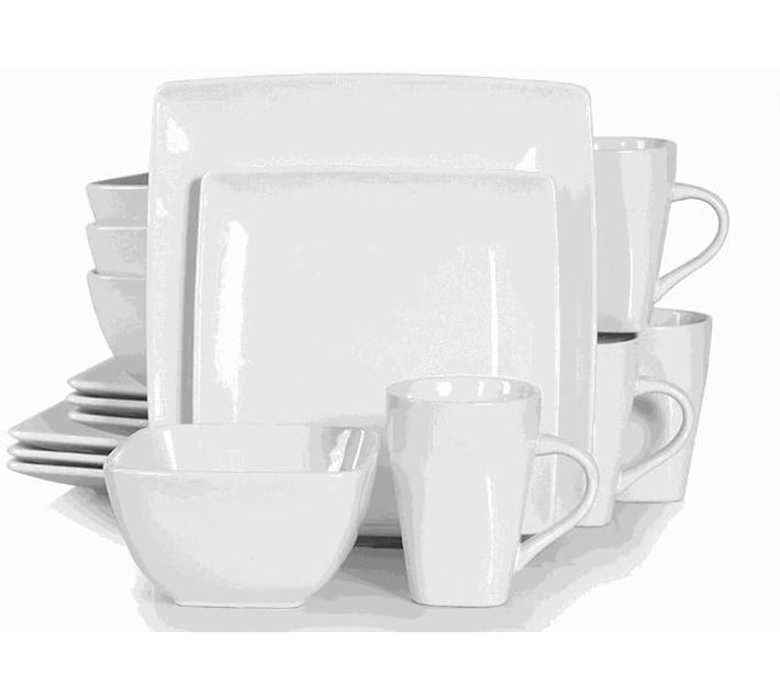 UMLILO LOGISTICS Pack of 16 Porcelain ABC222 Dinner Set () | Makro