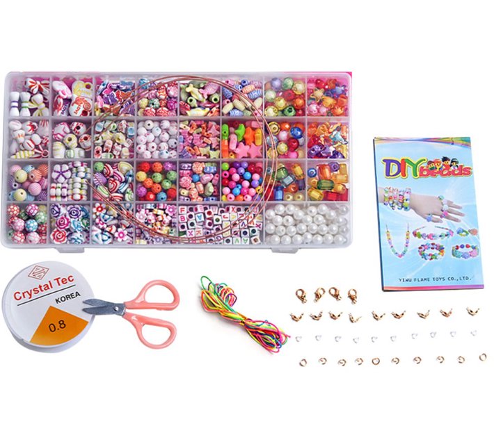 The Good Sport Craft Beauty Bead Jewellery Making Kit 32 Grid ...