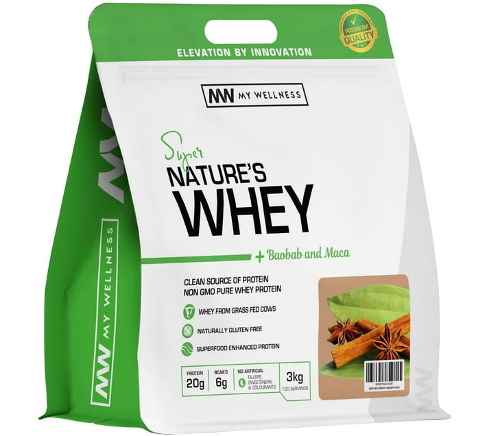 My Wellness Super Natures Whey Whey Protein (3 kg, Creamy Chai) | Makro