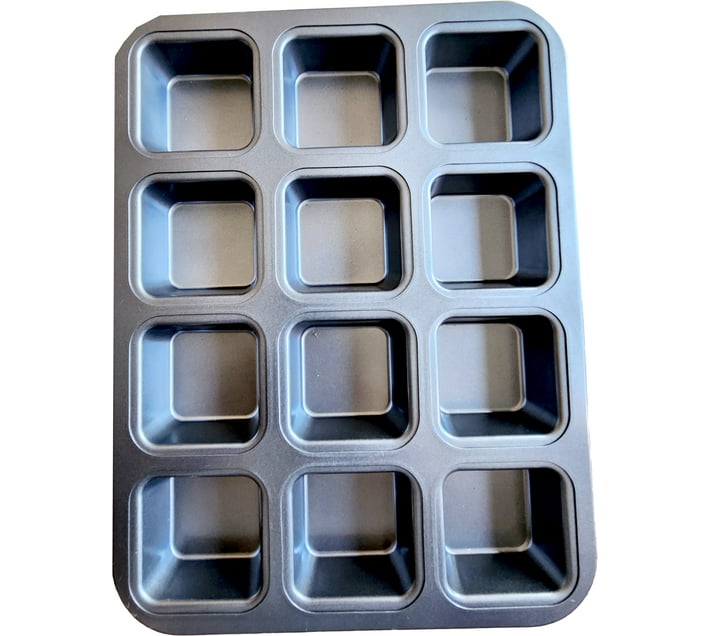 Buy Maruti Groups Square Muffin Baking Tray / Baking Pan for Cake ...