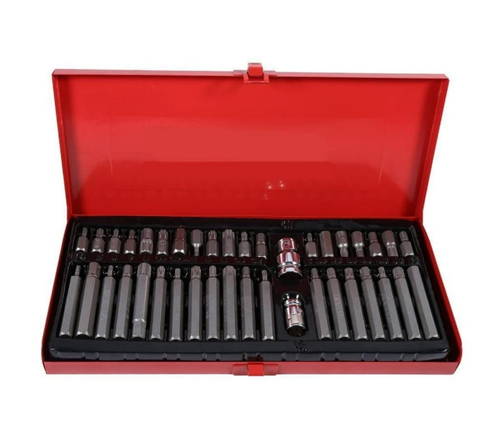 Someone’s in a Makro 40 in 1 Hex Star Torx Spline Socket Bit Set Mood