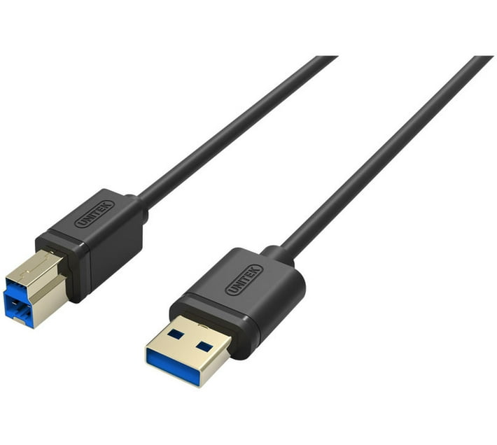 Unitek USB Type A Male To USB Type B Male 1.5 m CAB-USB3-AMBM-1.5M-U 1.5M USB3.0 Cable ...