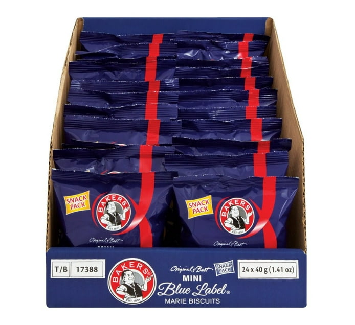 Bakers Mini Biscuits Blue Label Marie (24 x 40g) | Makro