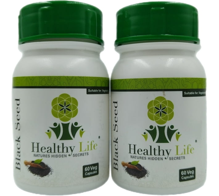 Healthy Life Products Healthy Life Black Seed Capsules 60's x 2 pack (2 ...