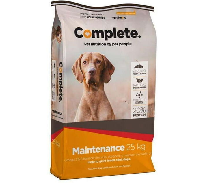 Complete Pet Food Complete Maintenance Large - Giant Breed 25kg Chicken ...