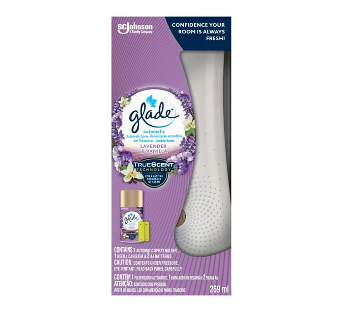 Buy Glade Automatic Spray Air Freshener Lavender & Vanilla 269ml in ...