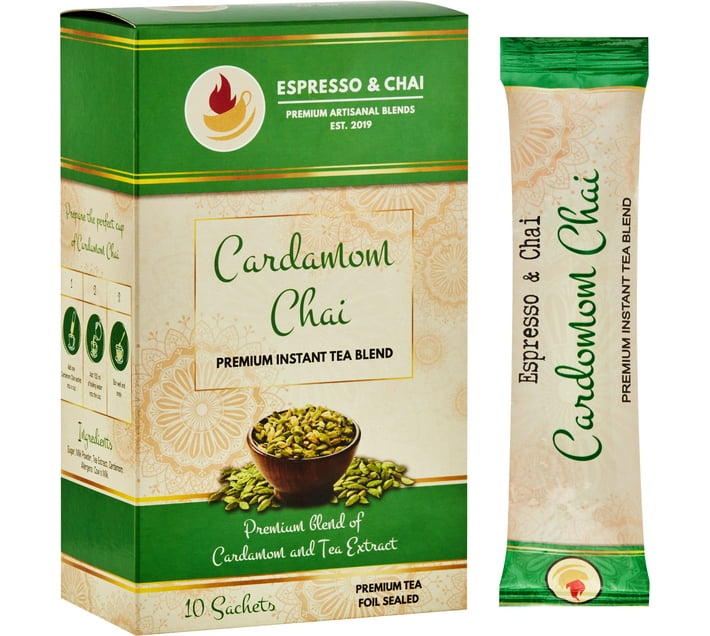 espresso and chai Cardamom Chai Flavoured Tea Box (10 x 10 Sachets) | Makro