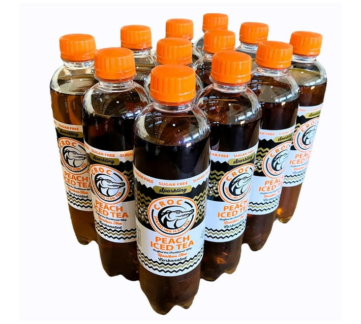 Someone’s in a Makro Croc Sparkling Sugar Free Iced Tea Peach 500ml 12 Pack Mood