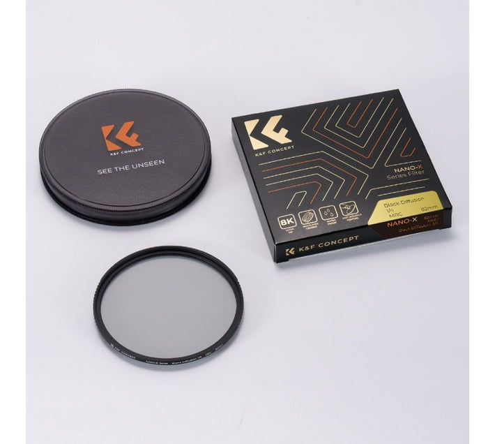 K&F Concept 67mm Black Mist Diffusion Effect Filter 1/4 Nano-X Series ...