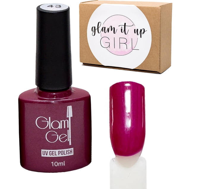 Glam It Up Girl UV LED Glam Gel Nail Polish set of 1 - 043/Shade of ...