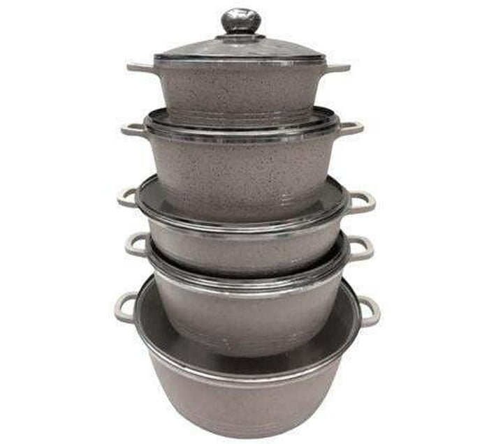 Nonstick potset aluminum 10 piece cookware aluminum cookware Tawa with ...