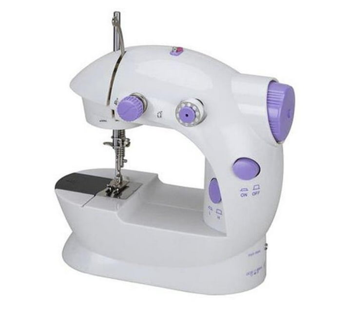 Someone’s in a Makro Portable Sewing Machine - White & Purple Mood