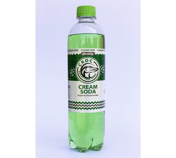 Croc Beverages Sugar Free Cream Soda 500ml 12 Pack Plastic Bottle (12 x 500 ml) | Makro