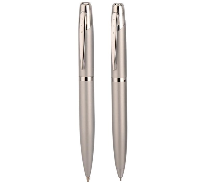 Summit Ball Point Pen & Mechanical Pencil Set - Chrome | Makro