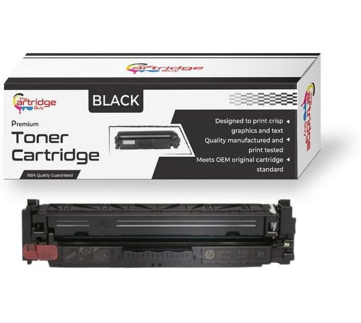 The Cartridge Guy HP 410A Black Compatible Toner HP Color LaserJet Pro ...