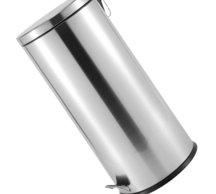 Generic PB-45 Stainless Steel Dustbin (Silver) | Makro