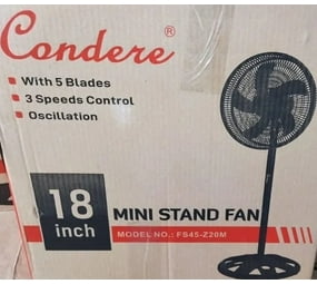 condere FS45-Z20MR A 18 mm 3 Blade Floor Fan (Black, Pack of 1) | Makro