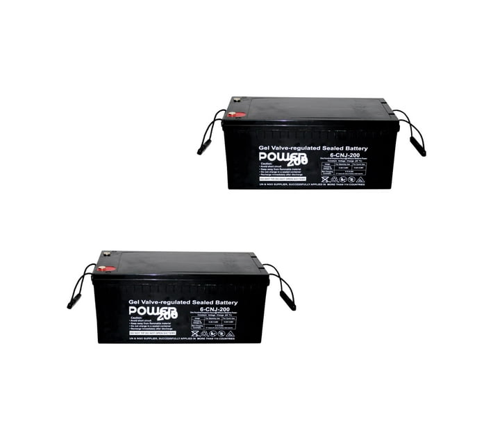 Someone’s in a Makro Power 200 Deep Cycle Gel Battery Pack of 2 Mood