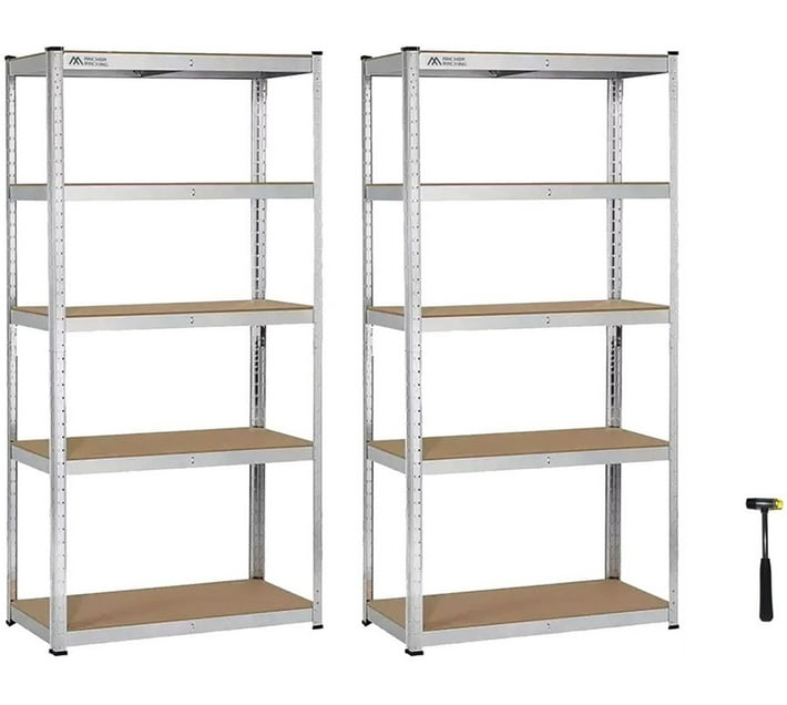 Anchor 2x150x75x30cm 5 Tier Steel Racking Shelving Garage 150Kg ...