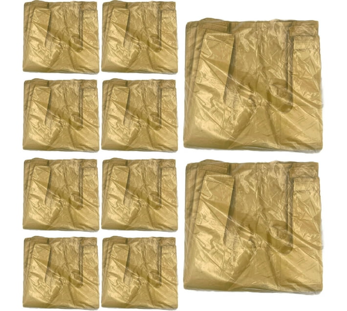 Strong One Plastic Carrier Bags Pack of 1000 Grocery Bags (Yellow) | Makro