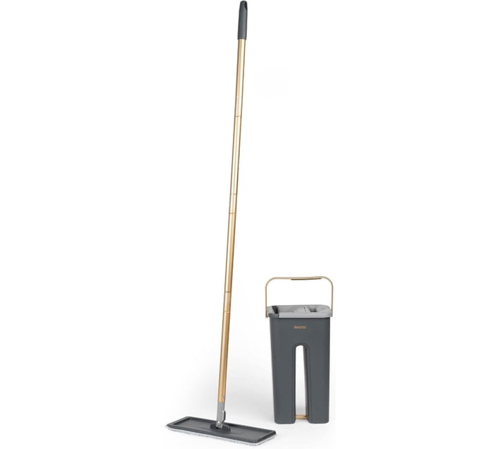 Beldray Flat Mop and Bucket Set Flat Mop (Grey) | Makro