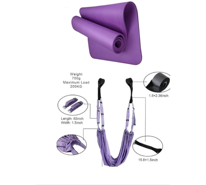 Generic yoga rope and mat Yoga Kit () | Makro
