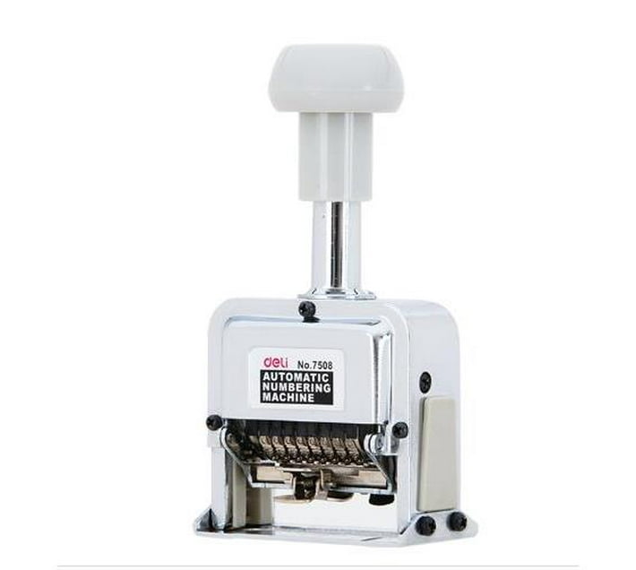 Someone’s in a Makro Deli Stainless Steel Automatic Numbering Machine 8 ...