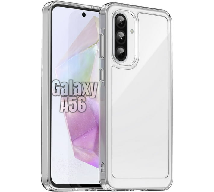 CellTime Candy Clear Case for Galaxy A56 Shockproof - Clear Protective ...
