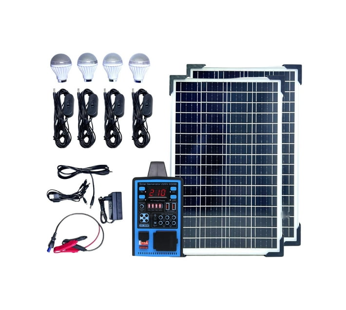 Someone’s in a Makro 300w 220v Solar Lighting System With Panels ...