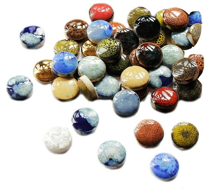 The Good Sport Craft Multifunctional Round Mix Ceramic Patch Mosaic ...