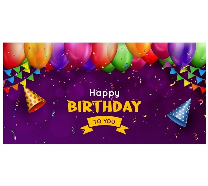 Happy Banner (10 ft, Pack of 1) | Makro