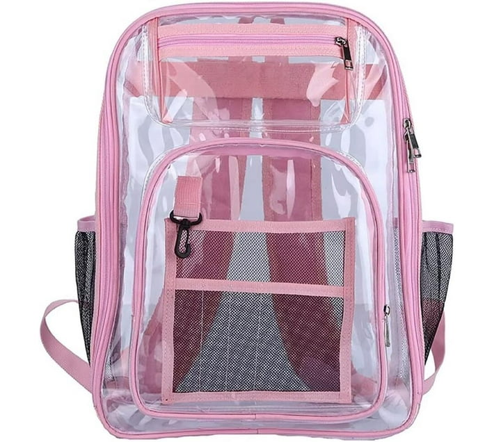 Generic Transparent Heavy-Duty PVC 5 l Backpack (Pink) | Makro