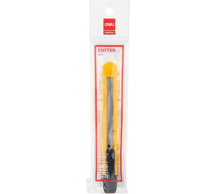 Deli Classic Hand-held Paper Cutter (Set Of 1, Yellow) | Makro