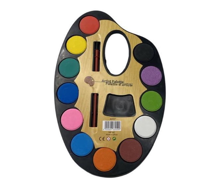Someone’s in a Makro Small 12 Colors Professional Artist Palette Paint ...