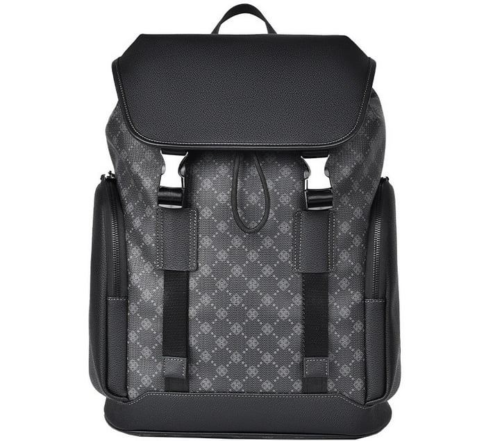 GagaFast Men's Classic Monogram Laptop Backpack 20 l Backpack (Black ...