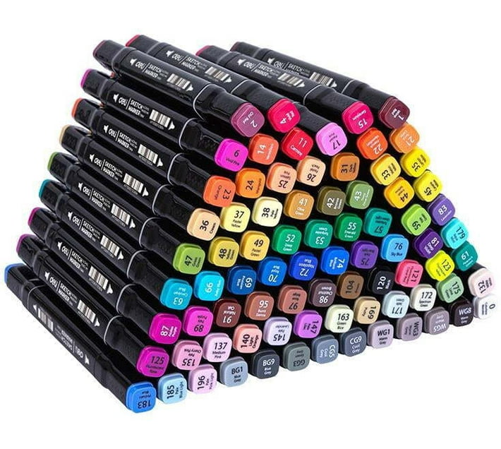 Deli Sketch Marker (Multicolour) | Makro