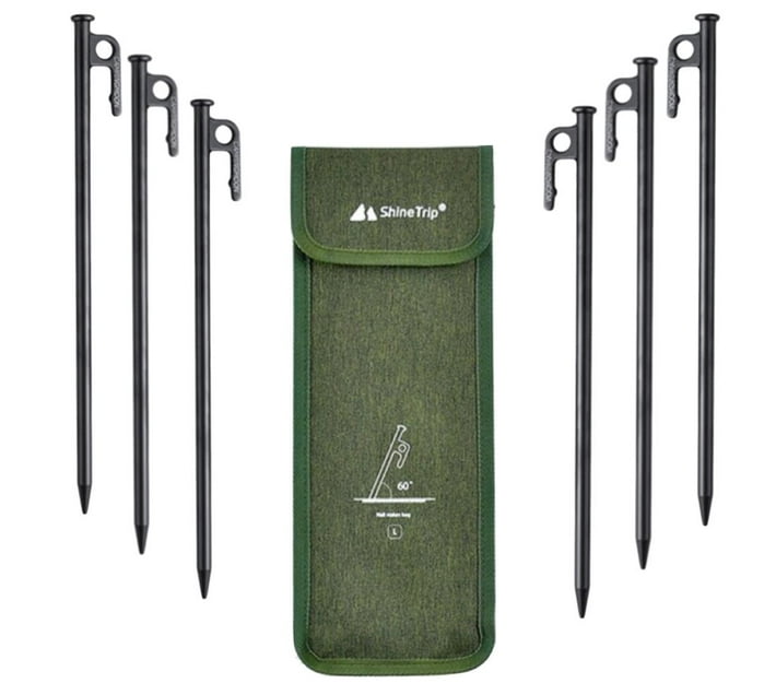 Someone’s in a Makro Camping Heavy Duty 6 Piece Tent Pegs & Portable ...