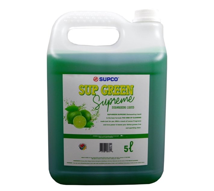 Someone’s in a Makro Sup Green Supreme dishwasing liquid 5L Mood