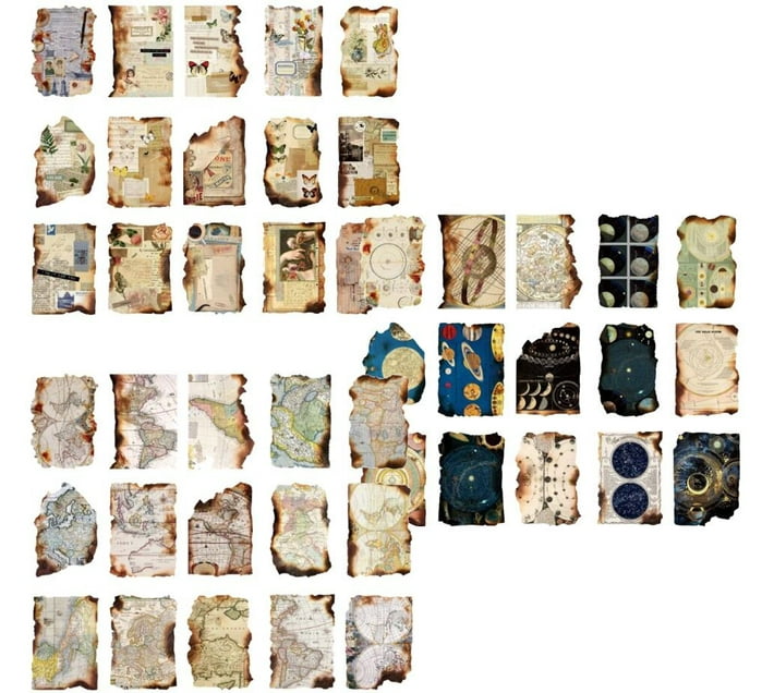 The Good Sport Craft Scrapbooking Creative Vintage Burn Torn DIY ...