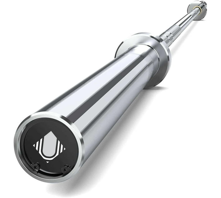 Ubench 1.2M OLYMPIC STRAIGHT BAR Weight Lifting Bar (Silver) | Makro