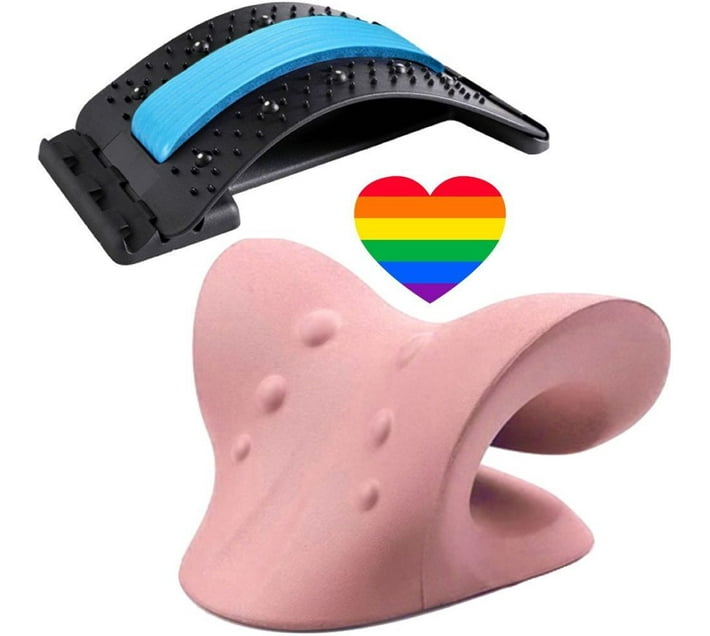 The Good Sport Health Pain Relief Neck Relaxer & Back Stretcher With ...