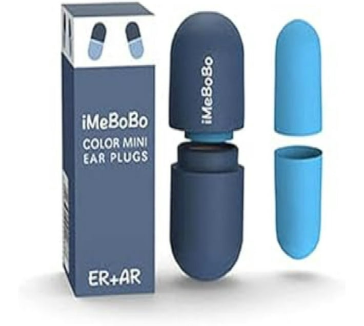iMeBoBo Noise Canceling Earbuds Ear Plug (Blue) | Makro