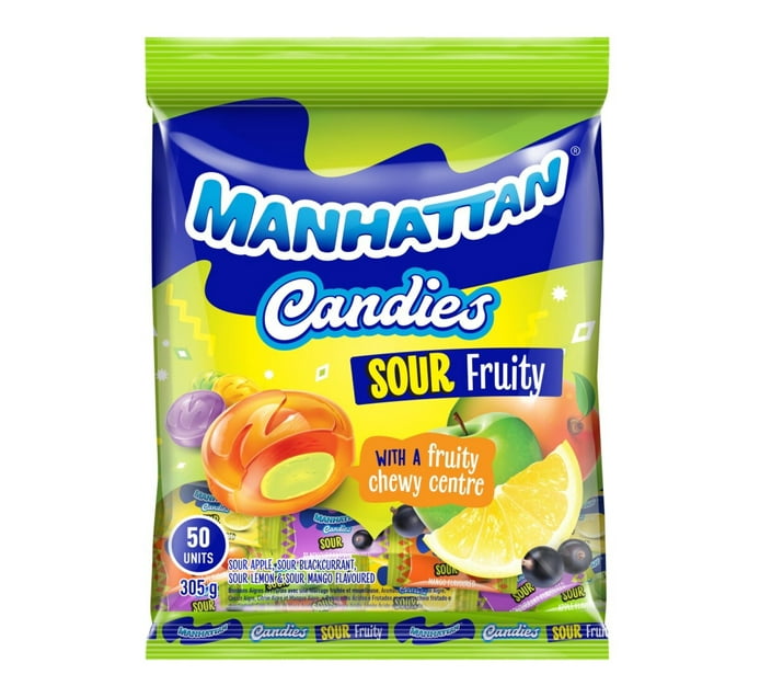 Someone’s in a Makro Manhattan Candies SOUR FRUITY (12 x 50's) Mood